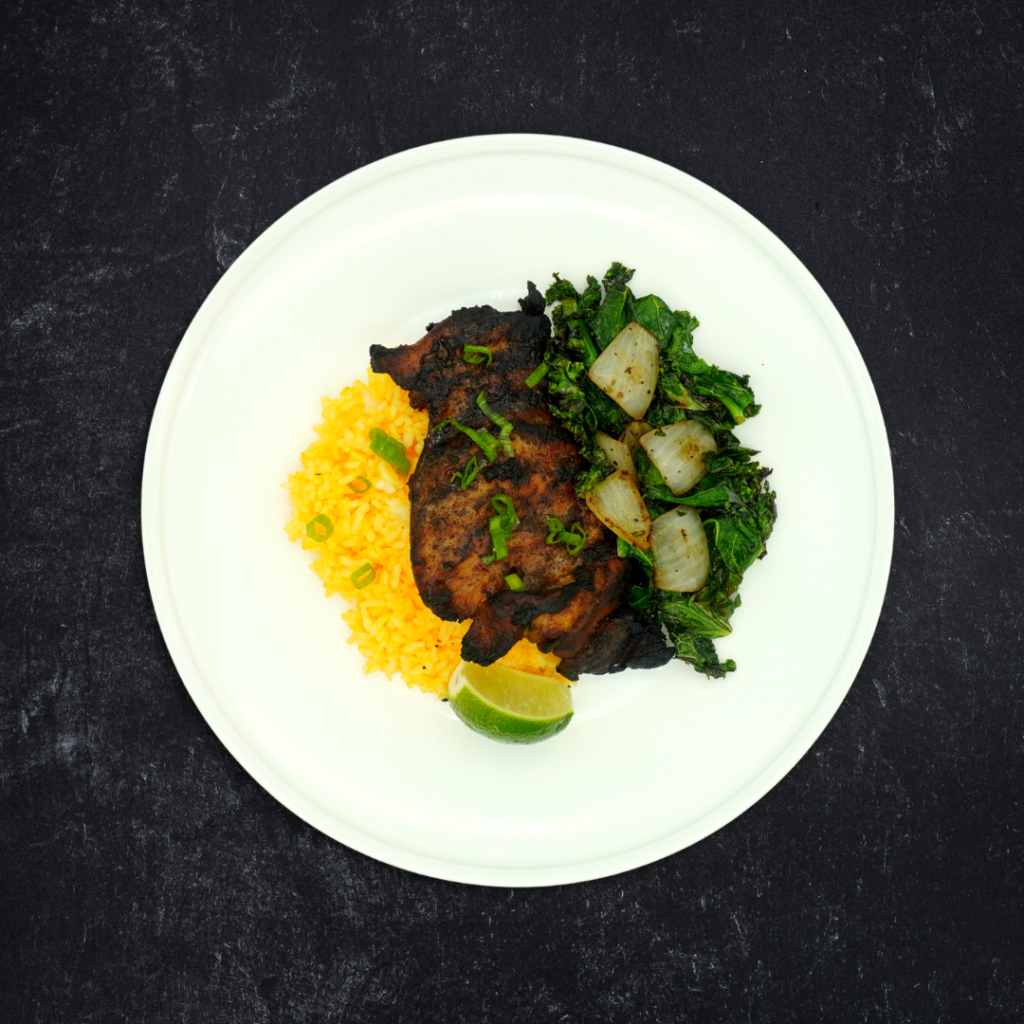 Jamaican Jerk Grilled Free-Range Chicken Thighs - Pivotal Nutrition LLC